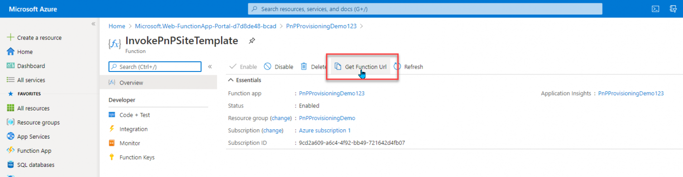 PnP PowerShell V4 Provisioning with Azure Functions V3 and Power Automate / Flow – ThomasDaly.net